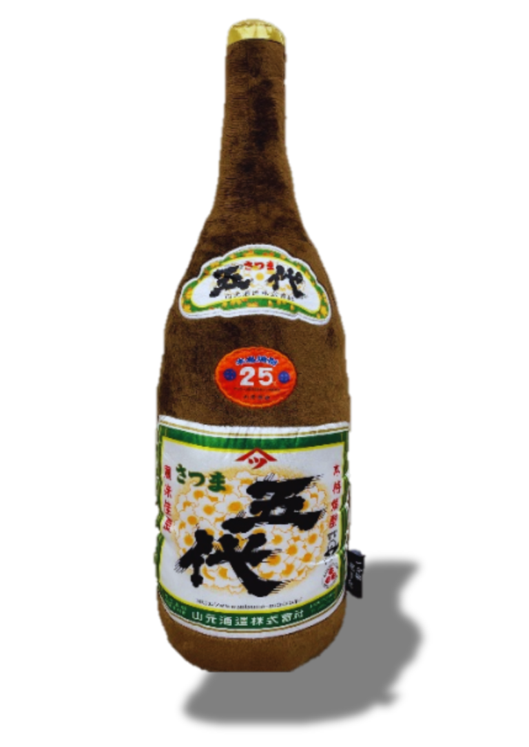 一升瓶抱き枕 「蔵の神」・「さつま五代」・「BEYOND GODAI」登場！ - 大見商事